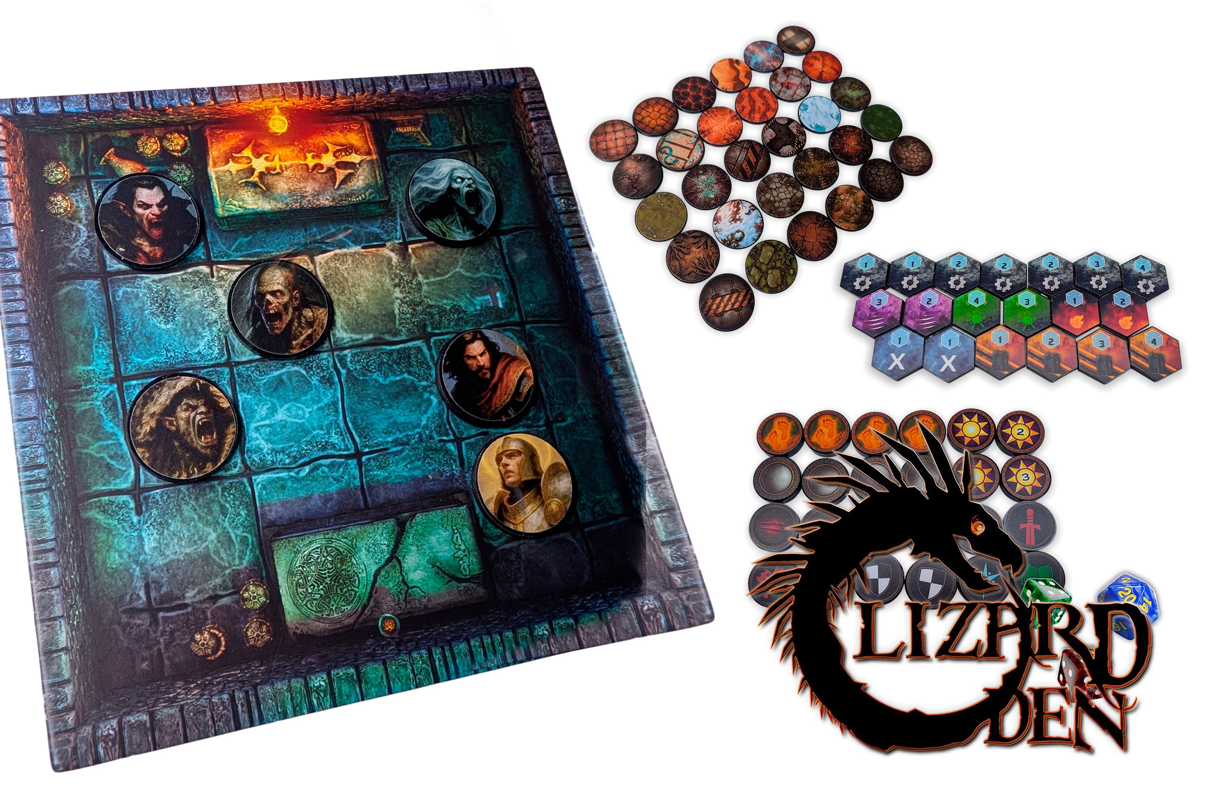 Acrylic Tokens – Lizard Den