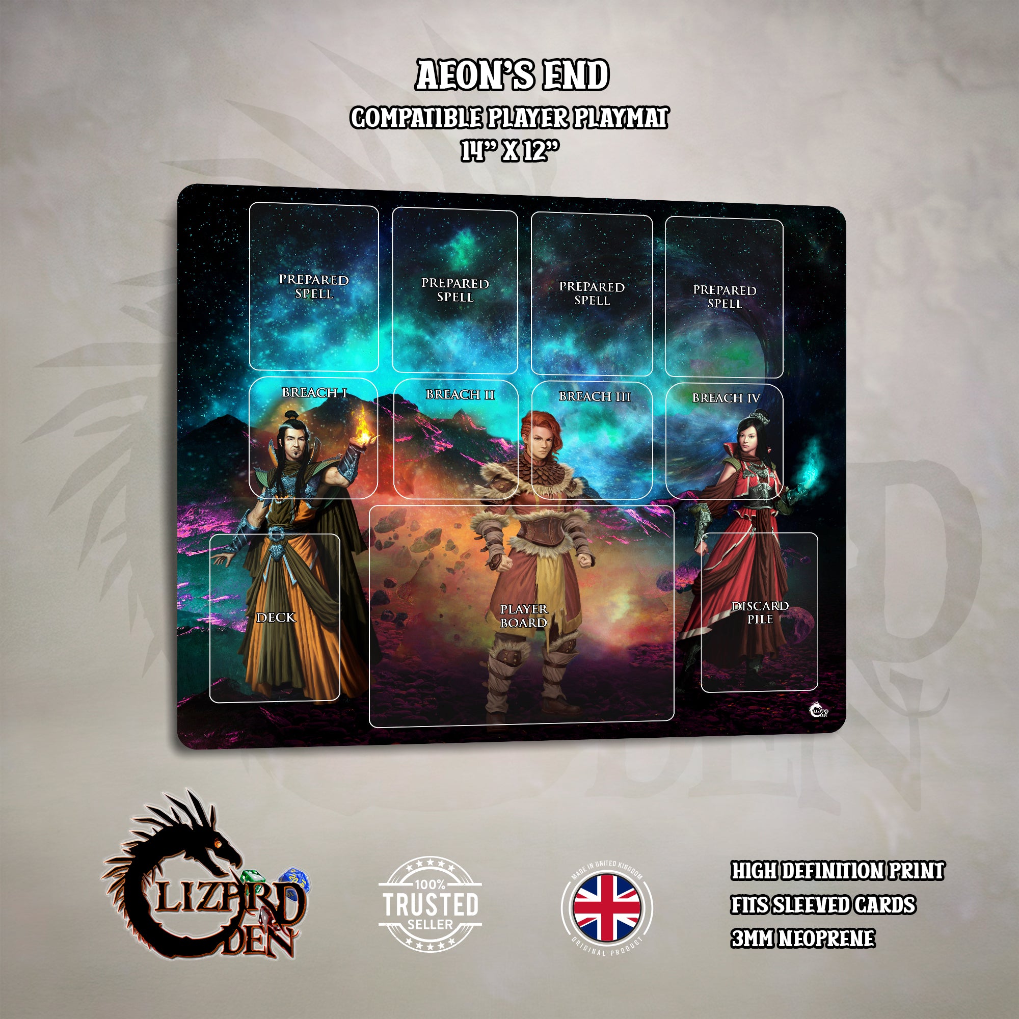 Aeon's End Custom Player Dashboard – Lizard Den